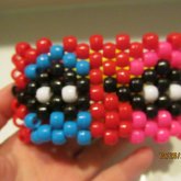 Pacman Cuff Front by xxmeganlovesneffxx - Kandi Photos on Kandi Patterns