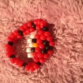 Elmo cuff by rawr_ima_kitty - Kandi Photos on Kandi Patterns