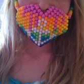 my first kandi mask by dream0nx3 - Kandi Photos on Kandi Patterns