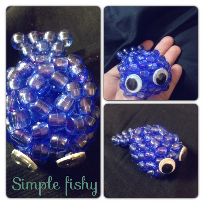 Kandi fish by kokobear - Kandi Photos on Kandi Patterns