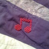 Music Note Peyote by BlackoutLily - Kandi Photos on Kandi Patterns