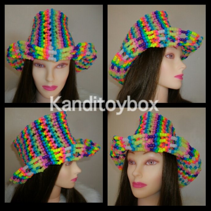 Kandi cowboy hat by KandiToYBoX - Kandi Photos on Kandi Patterns