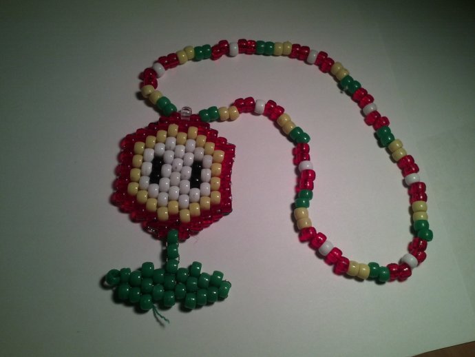 Mario fire flower kandi necklace by Sonicshuffle - Kandi Photos on ...