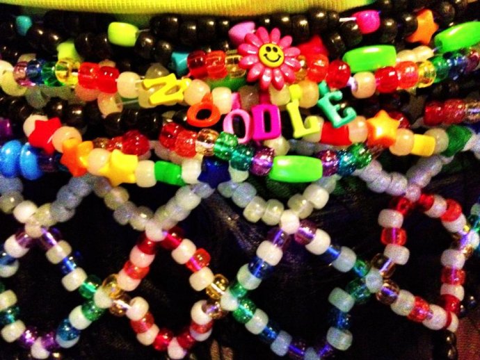 Kandi Skirt close up by N00dle - Kandi Photos on Kandi Patterns