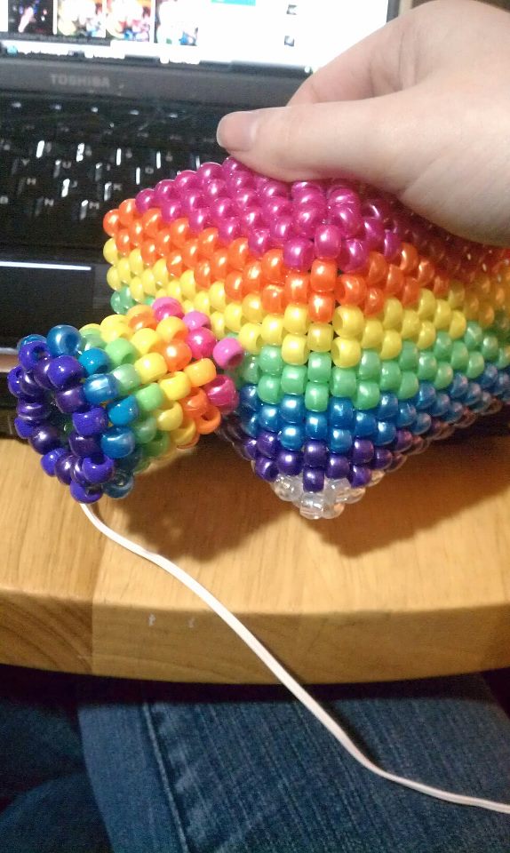 rainbow gas mask by CorpseMarionette - Kandi Photos on Kandi Patterns