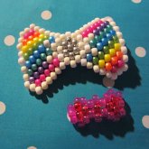 Kandi hair bows by tiffawa - Kandi Photos on Kandi Patterns