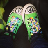 kandi shoes by kasperLOVEsmile - Kandi Photos on Kandi Patterns