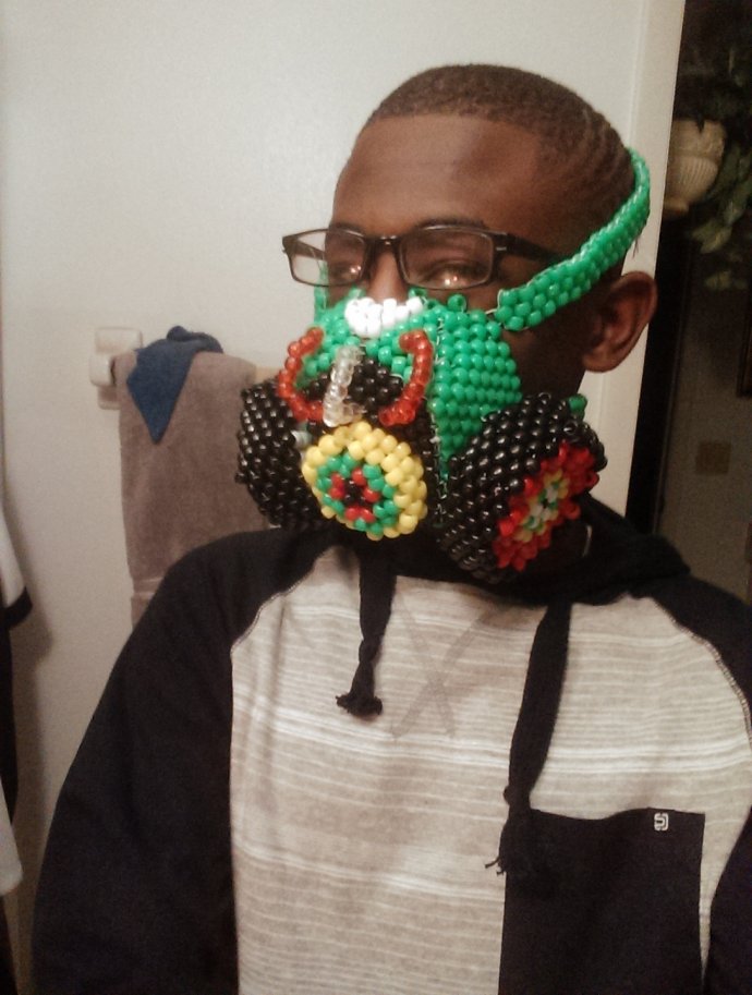 Official Kandi Gas mask by Sonicshuffle - Kandi Photos on Kandi Patterns