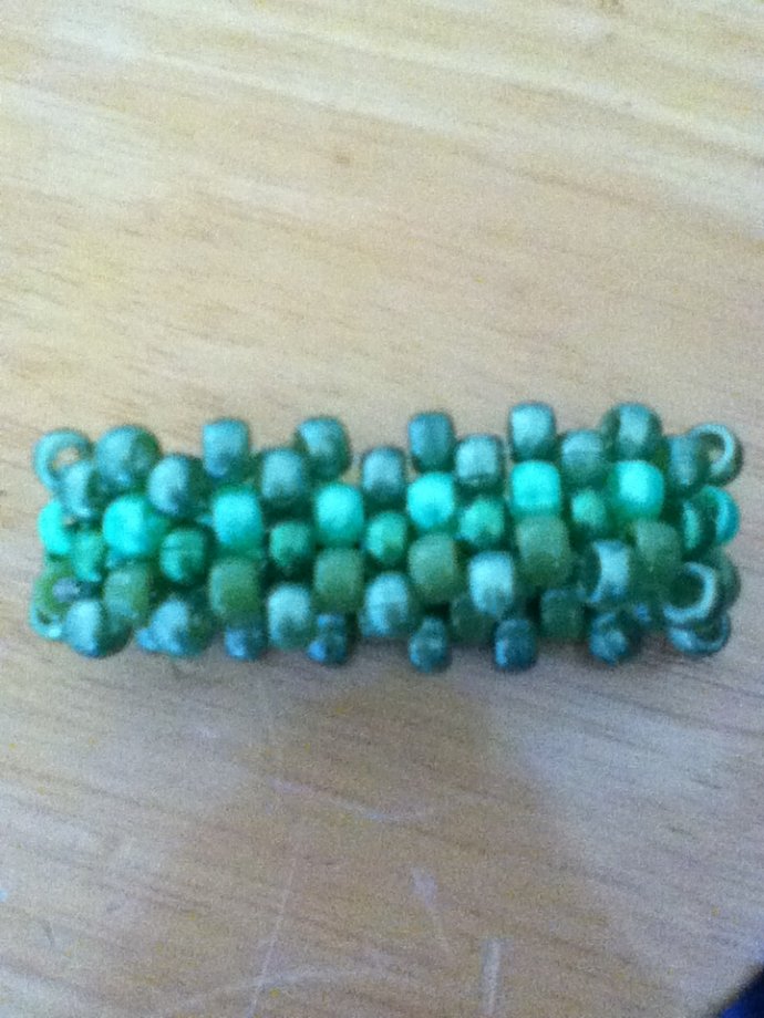 green cuff by Kristina4912 - Kandi Photos on Kandi Patterns