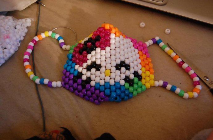 Hello Kitty Surgical Mask by Anyonka - Kandi Photos on Kandi Patterns