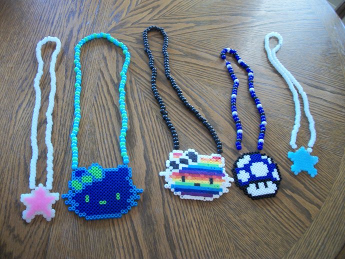 My Kandi Necklaces :) by PolarRiotz - Kandi Photos on Kandi Patterns