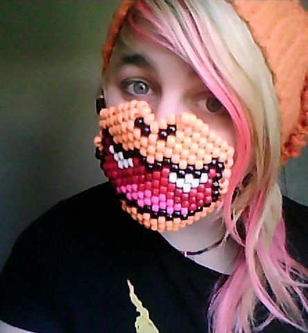 Charmander Mask. by Mekachuthepikachu - Kandi Photos on Kandi Patterns