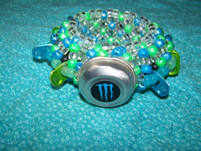 Monster 3D cuff by Elissa116 - Kandi Photos on Kandi Patterns