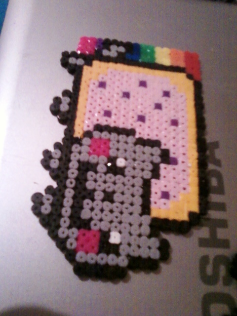 Nyan cat :) by RaverPanda16 - Kandi Photos on Kandi Patterns