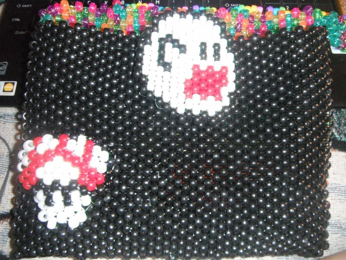 Back of my Kandi purse by kandilover - Kandi Photos on Kandi Patterns
