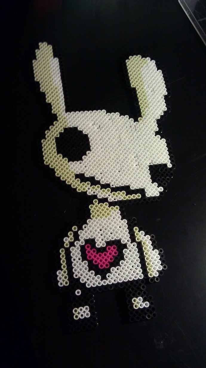 Demented Bunny Perler! by GwenniStars - Kandi Photos on Kandi Patterns
