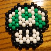 Square Mario Mushroom by dysenterykrissy - Kandi Photos on Kandi Patterns