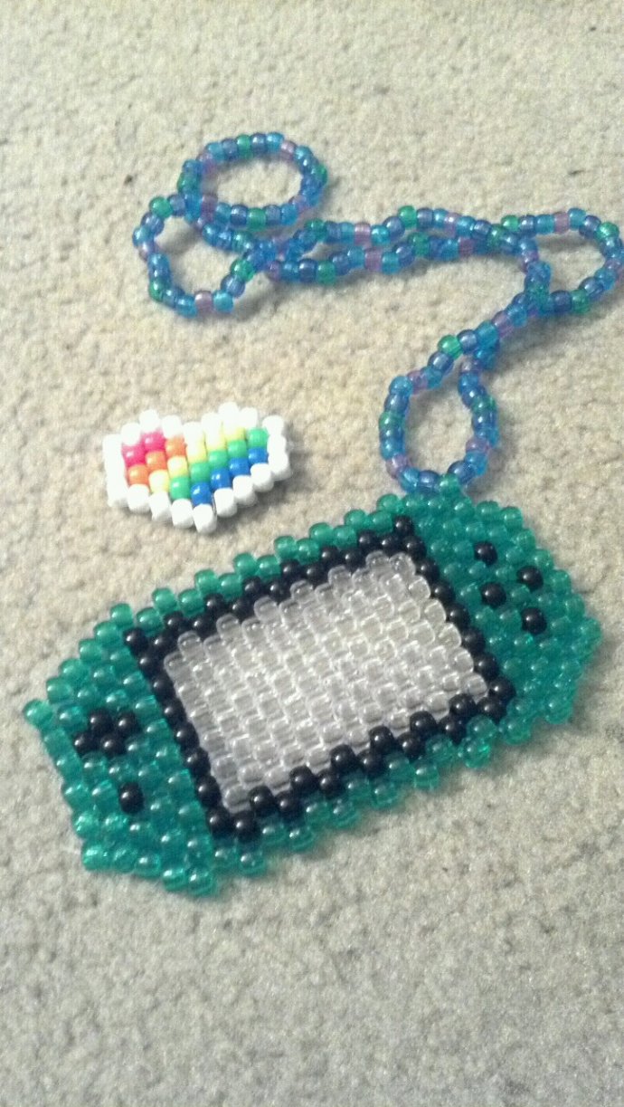 Green Kandi PSP by comicalchaos - Kandi Photos on Kandi Patterns