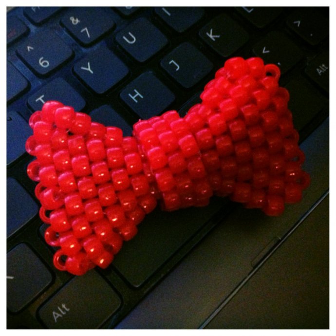 Kandi bow by kokobear - Kandi Photos on Kandi Patterns