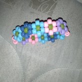 flower cuff by XXhoneybloodXX - Kandi Photos on Kandi Patterns