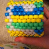 Music Note cuff by ZombieSlayerz11 - Kandi Photos on Kandi Patterns