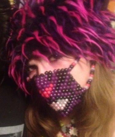 Purple Tiger Kandi Mask (Large Version) by saphirevanez - Kandi Photos ...