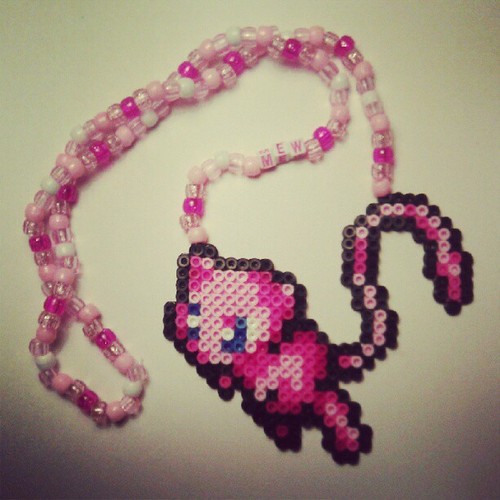 Mew Perler Necklace by Datura - Kandi Photos on Kandi Patterns