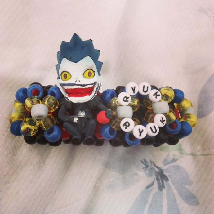 Death Note Ryuk cuff by User - Kandi Photos on Kandi Patterns