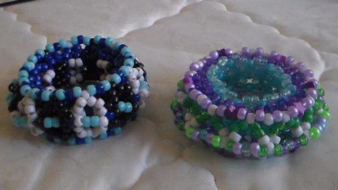 Cage cuffs by kaylathecracker - Kandi Photos on Kandi Patterns