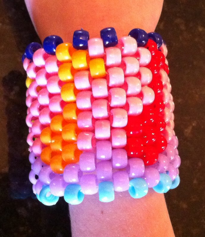 Music note kandi cuff by Jemmestone - Kandi Photos on Kandi Patterns