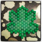 pot leaf peyote by missmermer2012 - Kandi Photos on Kandi Patterns
