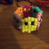 Pacman cuff by BewitchedKid - Kandi Photos on Kandi Patterns
