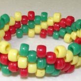 rasta cuff by keepyouridealshigh - Kandi Photos on Kandi Patterns