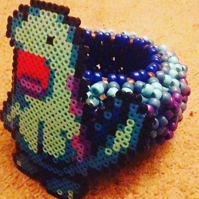 Quagsire Pokemon Kandi Cuff by Mr_Robot - Kandi Photos on Kandi Patterns