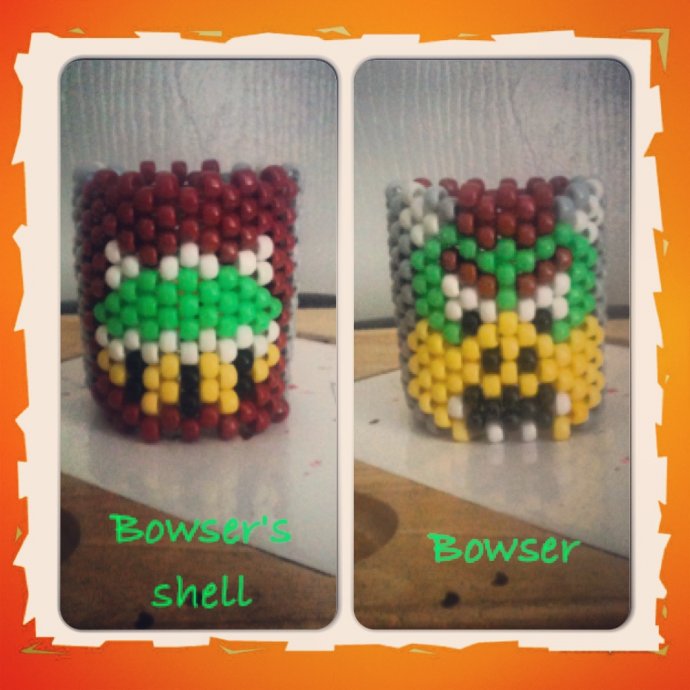 bowser cuff by Awesome_Amber - Kandi Photos on Kandi Patterns