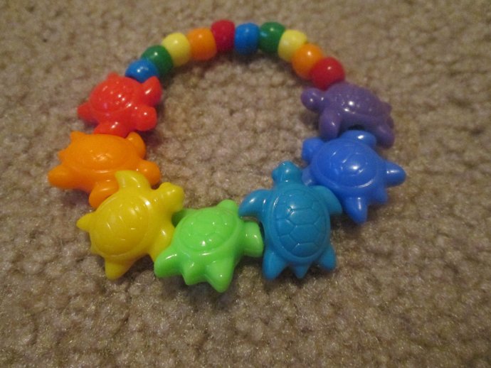rainbow turtles by Caramelapplez - Kandi Photos on Kandi Patterns