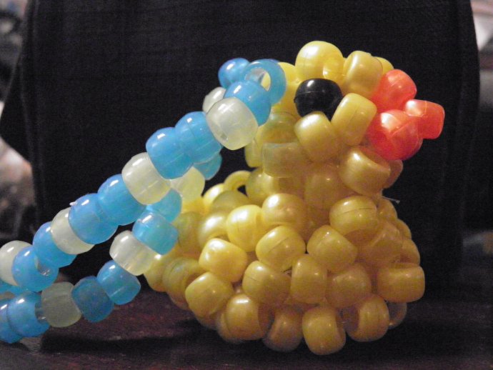 3D duck necklace by TaraUnderTheLillyPad - Kandi Photos on Kandi Patterns