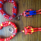 Iron man and spider man by SamizKandi - Kandi Photos on Kandi Patterns