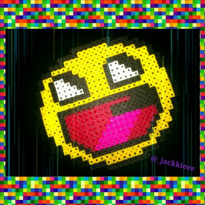 Awesome Face Perler by F0rever - Kandi Photos on Kandi Patterns