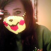 Pikachu surgical mask by IEatCrayons - Kandi Photos on Kandi Patterns