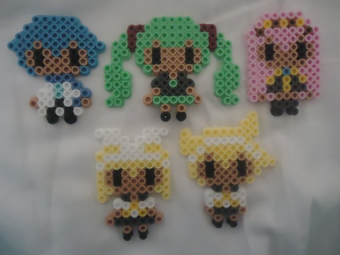 Mini Vocaloid Collection by PerlerHime - Kandi Photos on Kandi Patterns