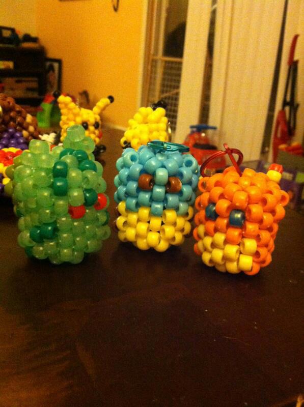 1st gen pokemon kandi keychains by Lila1ee - Kandi Photos on Kandi Patterns