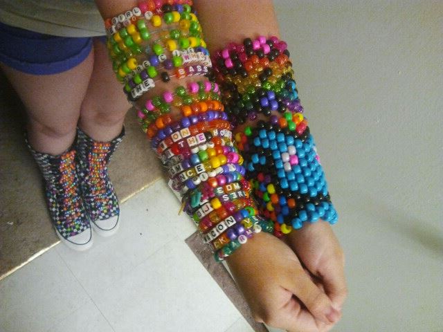 Kandi cuffs, singles, and boots by ninjajess143 - Kandi Photos on Kandi ...