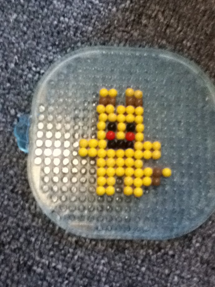 Beados Pikachu :3 by Beccarawrrr - Kandi Photos on Kandi Patterns