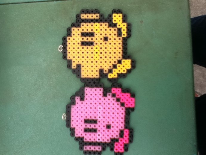 My Kirby perler beads by amaliajasmine1 - Kandi Photos on Kandi Patterns