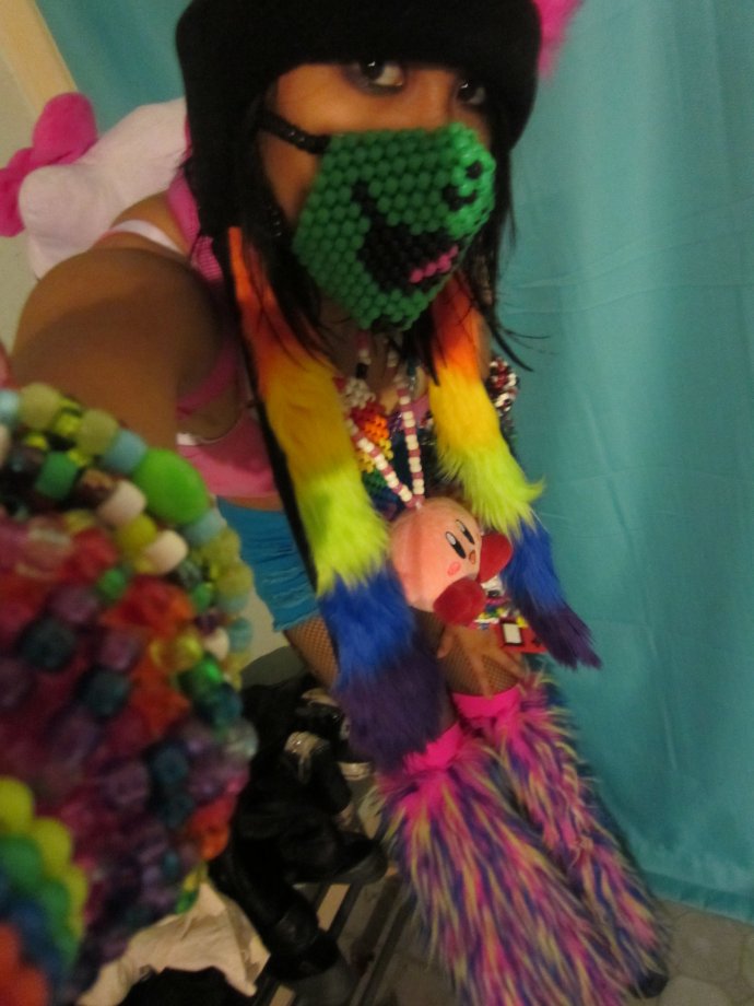 Rave outfit. by tiffawa - Kandi Photos on Kandi Patterns