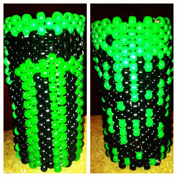 Monster Energy Melting Slime Kandi Cuff by KandiQueenBoutique - Kandi ...