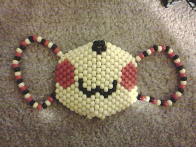 pikachu mask by Kandi_Kerunema - Kandi Photos on Kandi Patterns