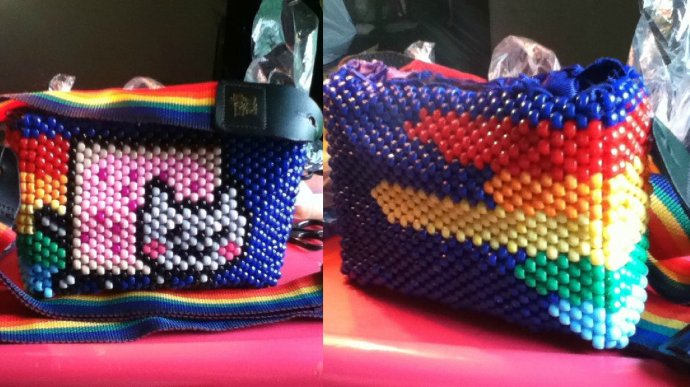 Nyan Cat Bag by rain_bow_barf - Kandi Photos on Kandi Patterns