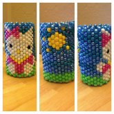 Hello Kitty FINISHED Cuff by TheKingHerself - Kandi Photos on Kandi ...